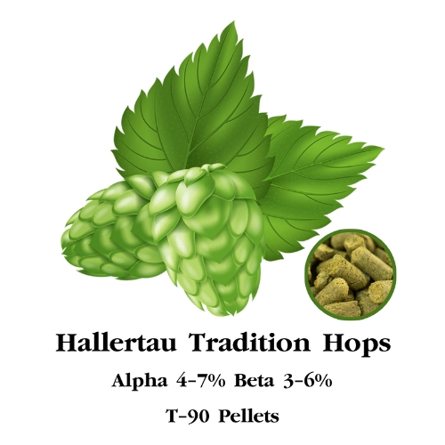 Hallertau Tradition Hops (Pellet) - ซัพพอร์ต คราฟท์